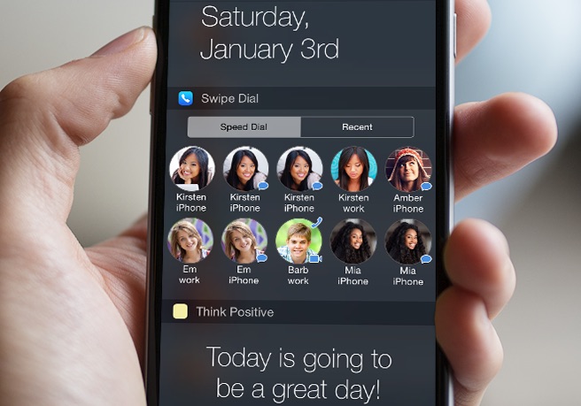 Swipe Dial - Speed Dial Widget for iPhone - The Best Speed Dial App for ...